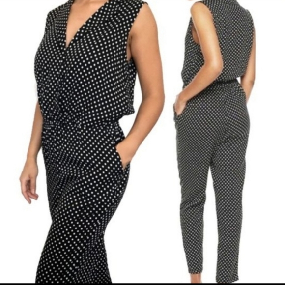 Popsugar Pants And Jumpsuits Popsugar For Kohls Black And White Dot